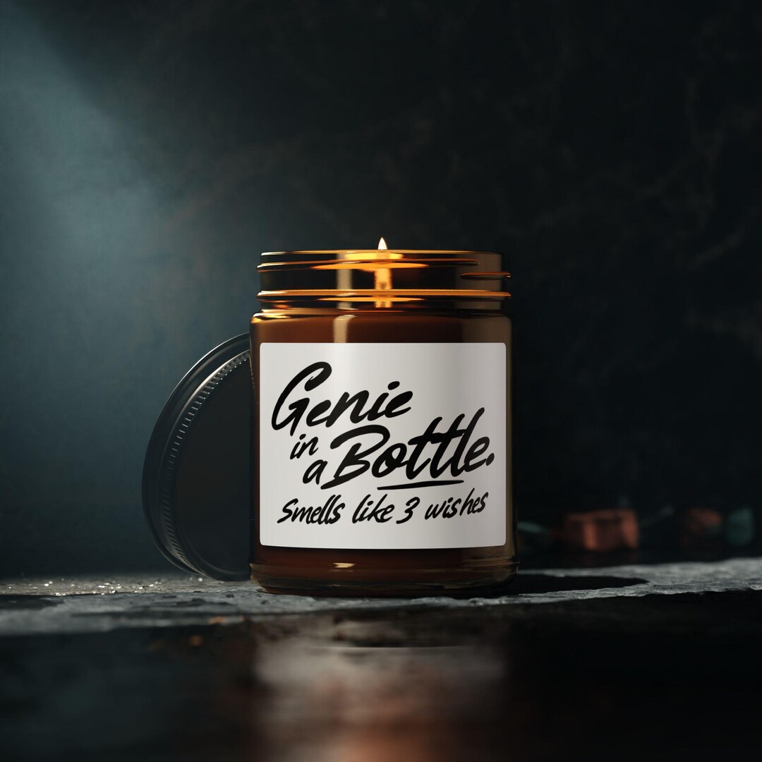 Genie in a Bottle Smells Like 3 Wishes Scent Optional Natural Soy ...