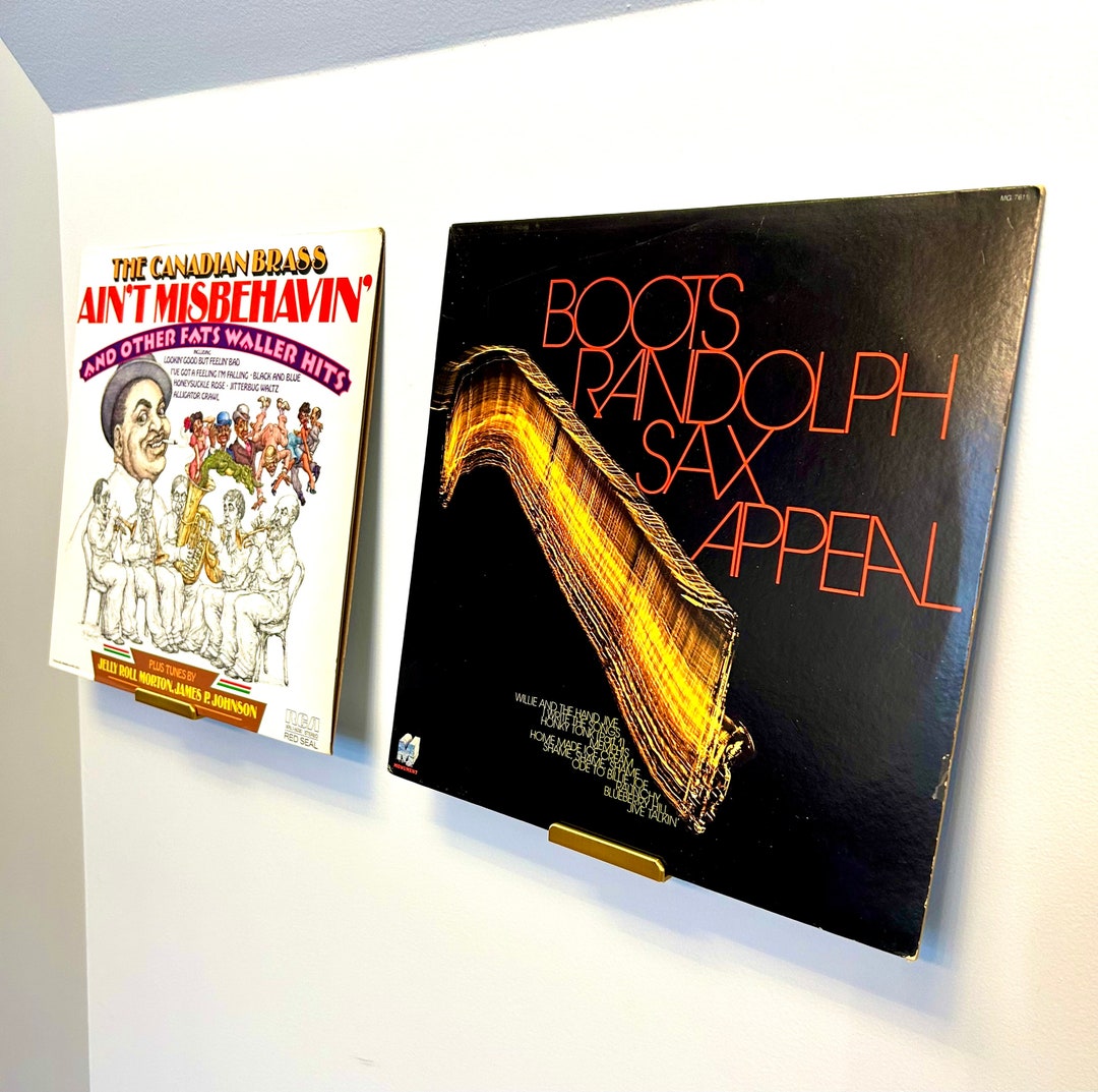 Vinyl Record Display Brackets | Album Wall Decor | LP Holder - Etsy