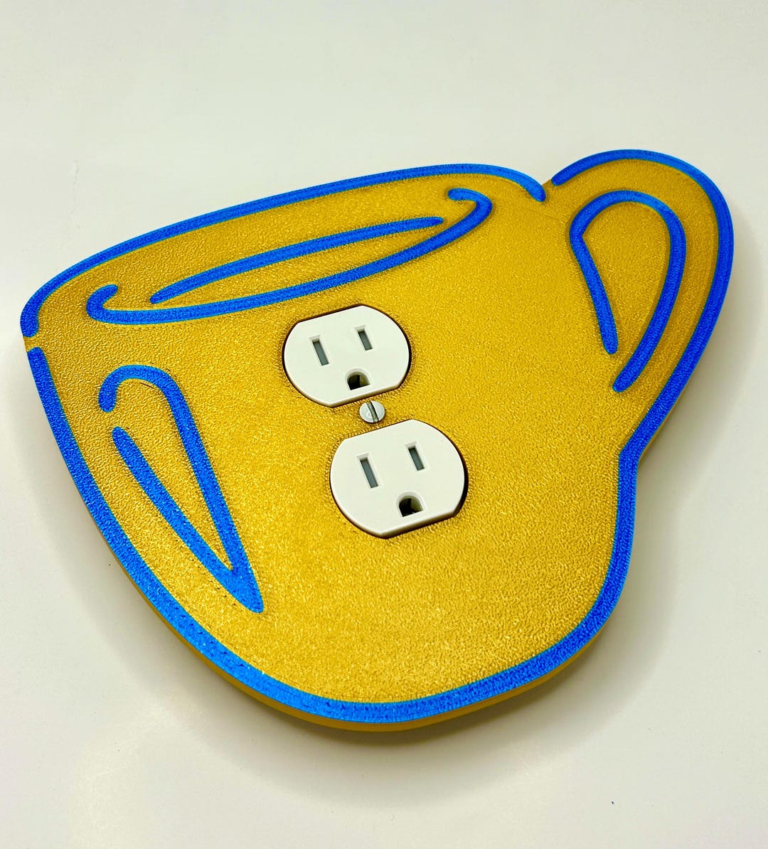 Coffee Cup Outlet Cover, 3D Printed, Outlet Cover, Coffee Outlet ...