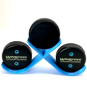 Hockey Puck Stand/puck Holder/hockey Puck Display/3 Puck Holder, Made ...