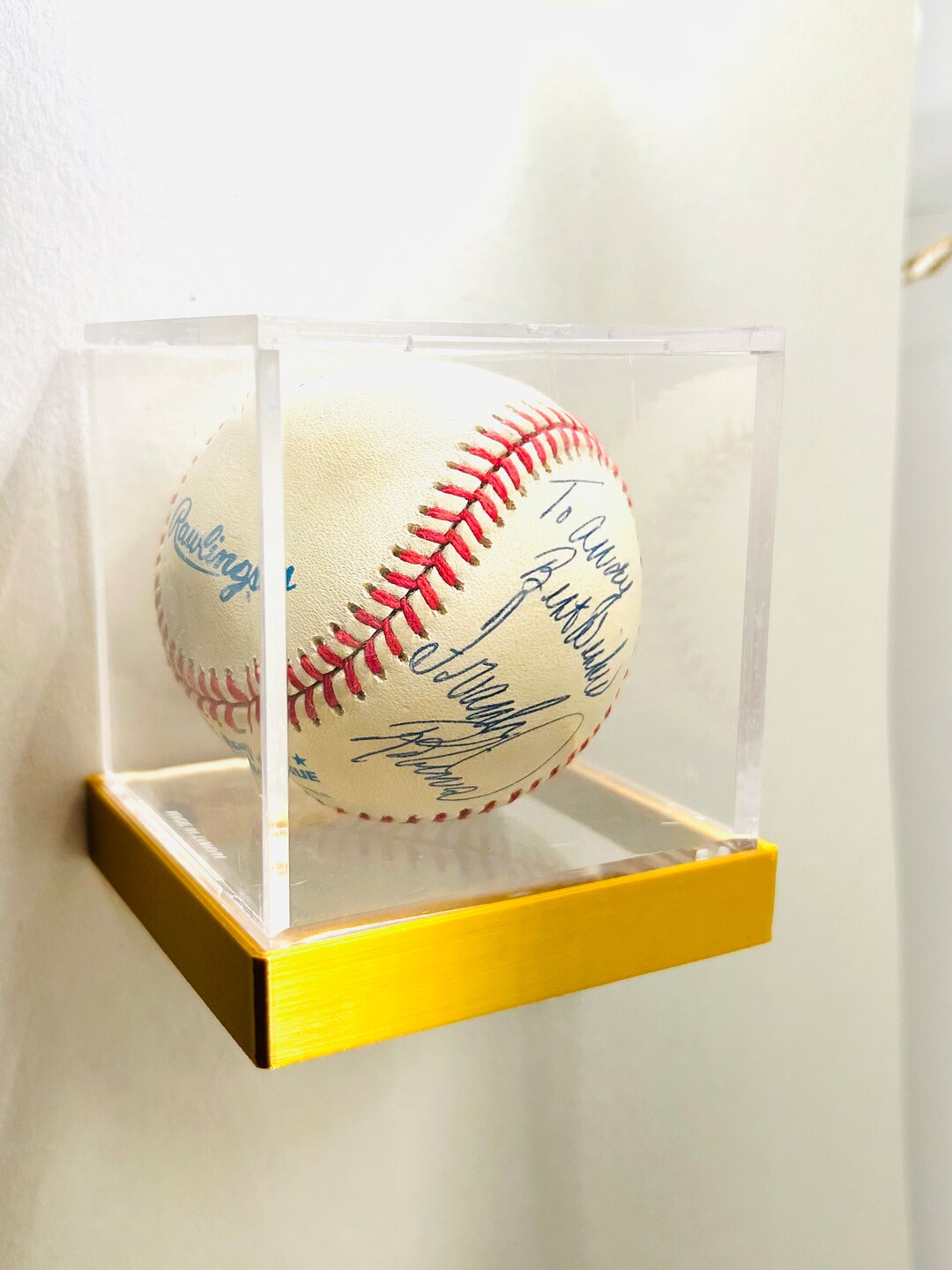 Baseball Wall Mount Stand/baseball Collectables/christmas Gift/gift for ...
