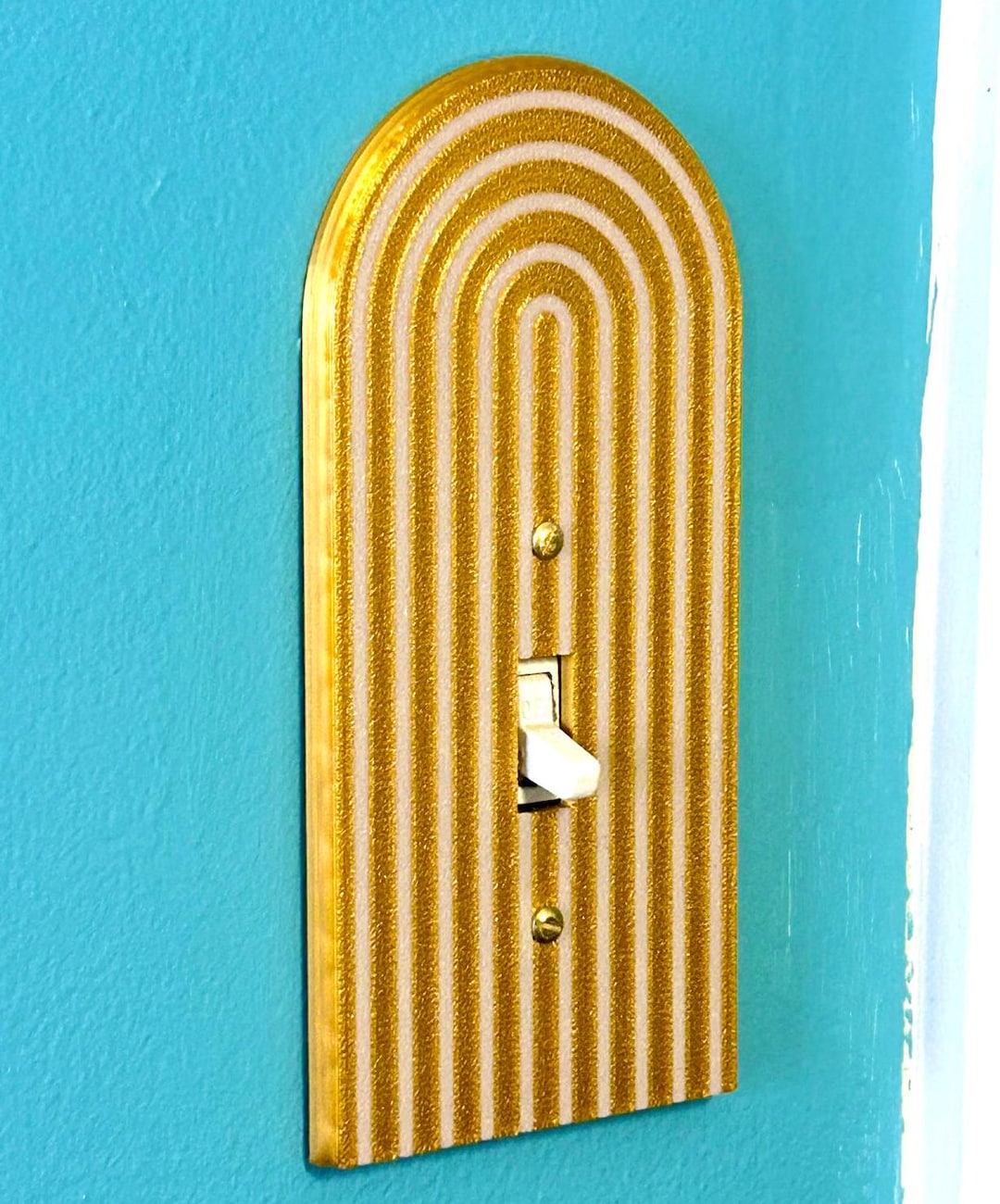 Arched Light Switch Cover, 3D Printed, Toggle Cover, Modern Light ...