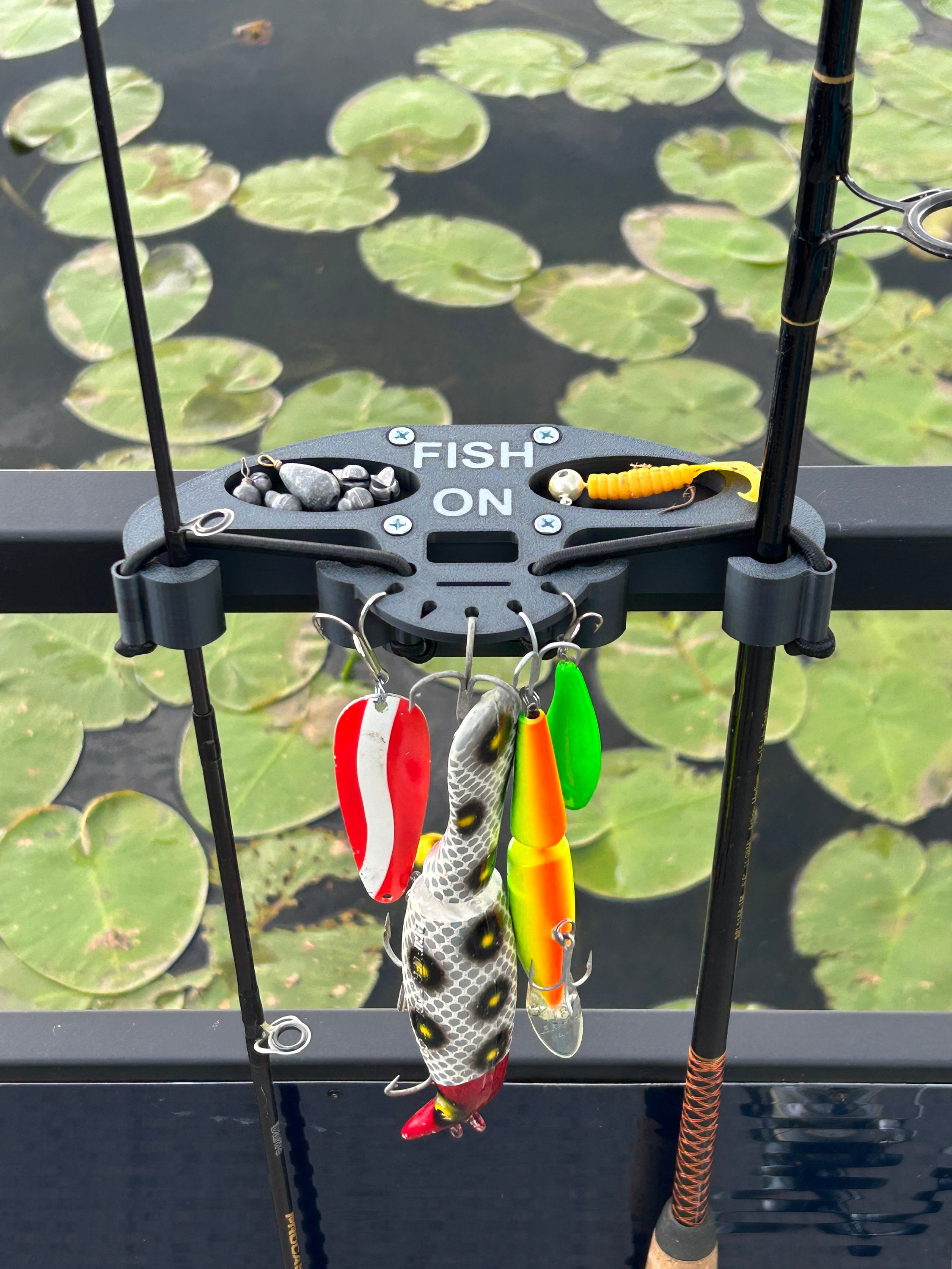 Fishing, Pontoon Fishing Pole Holder, Fishing Pole Holder, Lure Holder ...