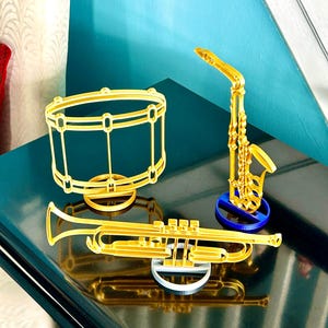 Band Banquet Table Centerpiece - Band Instrument Centerpiece - Drum ...