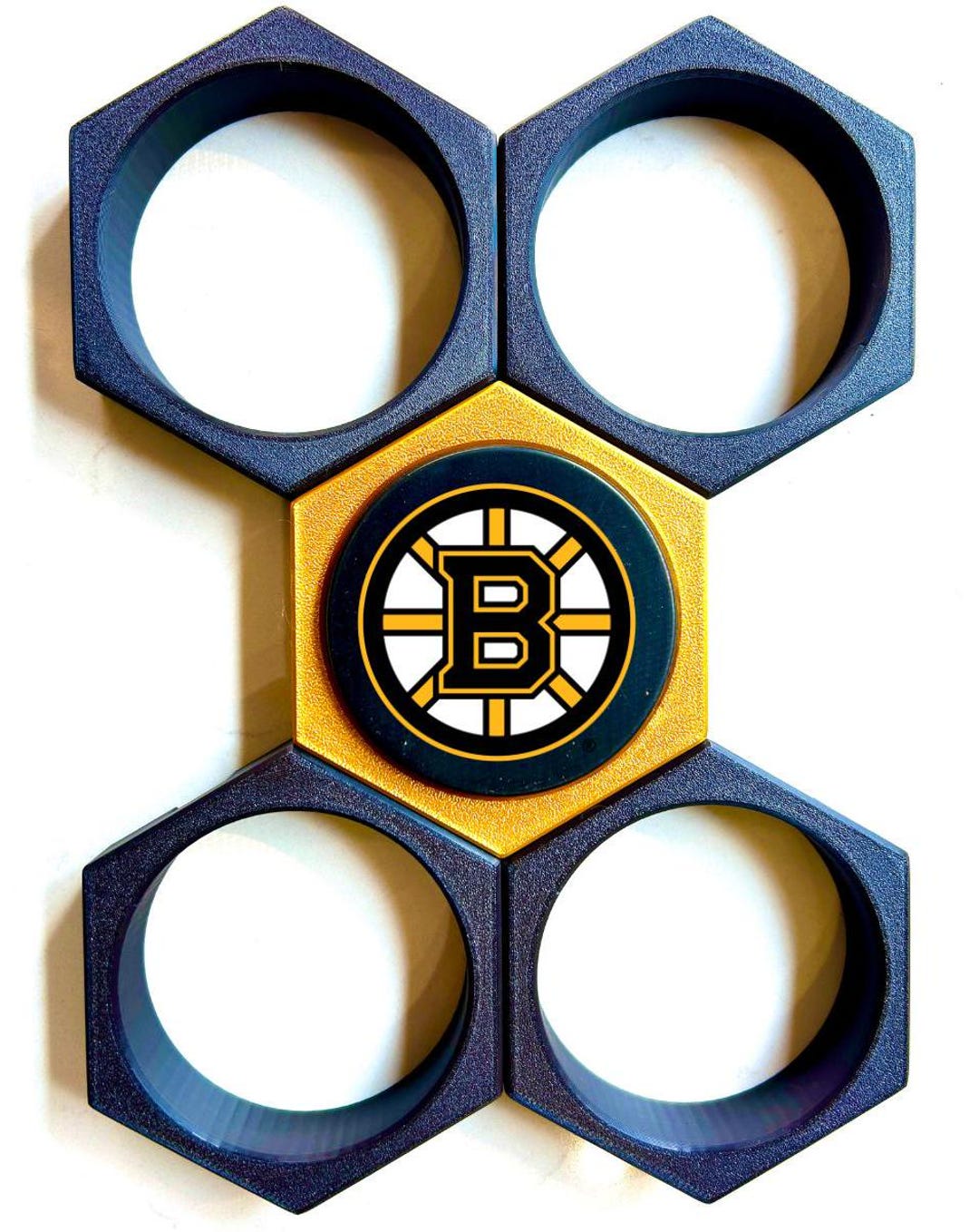 3D Printed Hockey Puck Holder: Expandable Hexagonal Display - Etsy