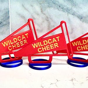 Cheer Megaphone - Cheer Banquet Table Centerpiece - Sports Centerpiece ...