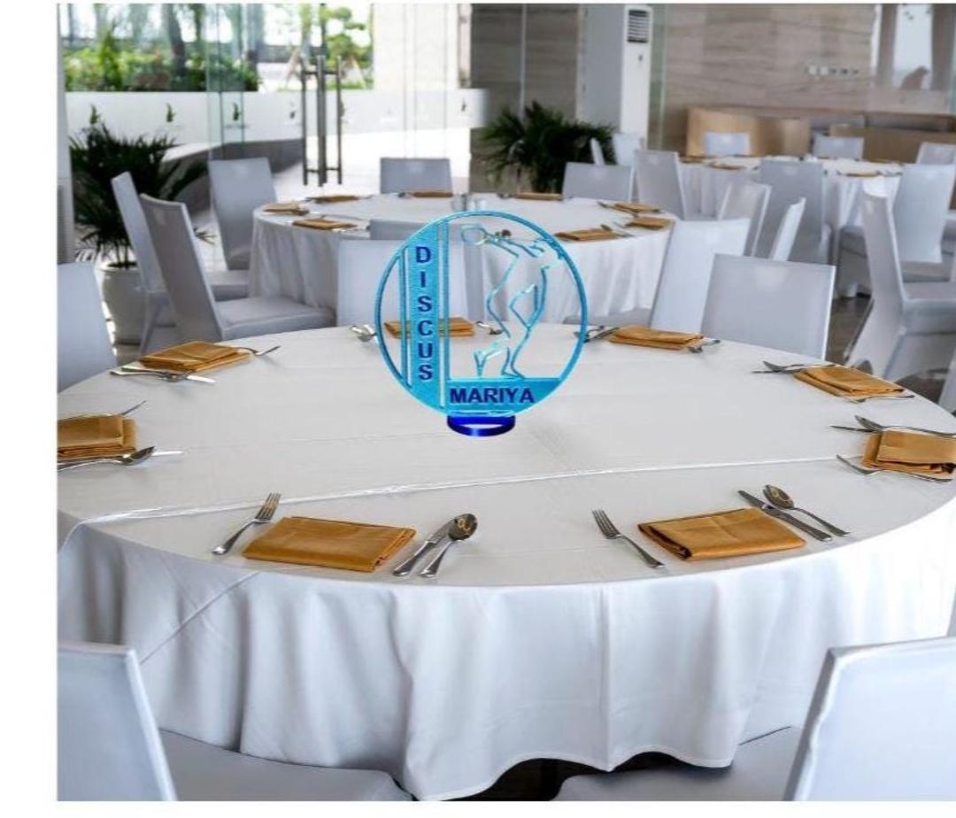 Discus Thrower - Girl Discus - Track & Field - Banquet Table ...