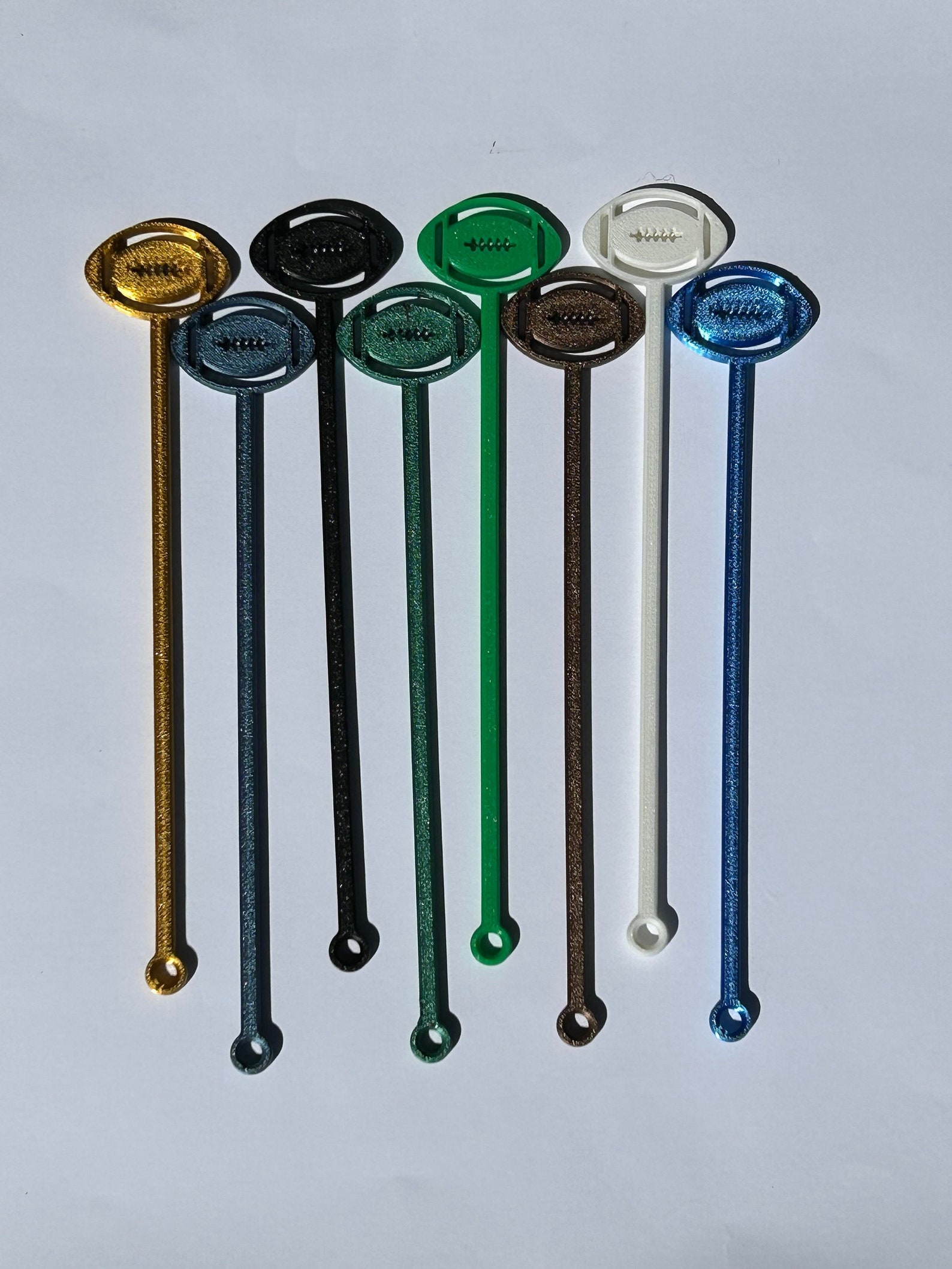 Drink Stir Stick, STL File to 3D Print Football Stir Sticks, Football ...