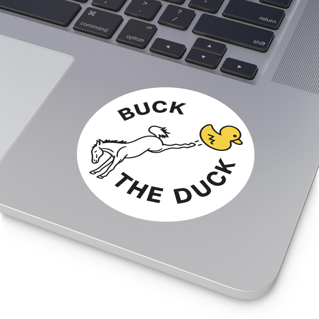 Wild Horse Kicking Duck Vinyl Sticker: Bronco Vs Jeep - Etsy