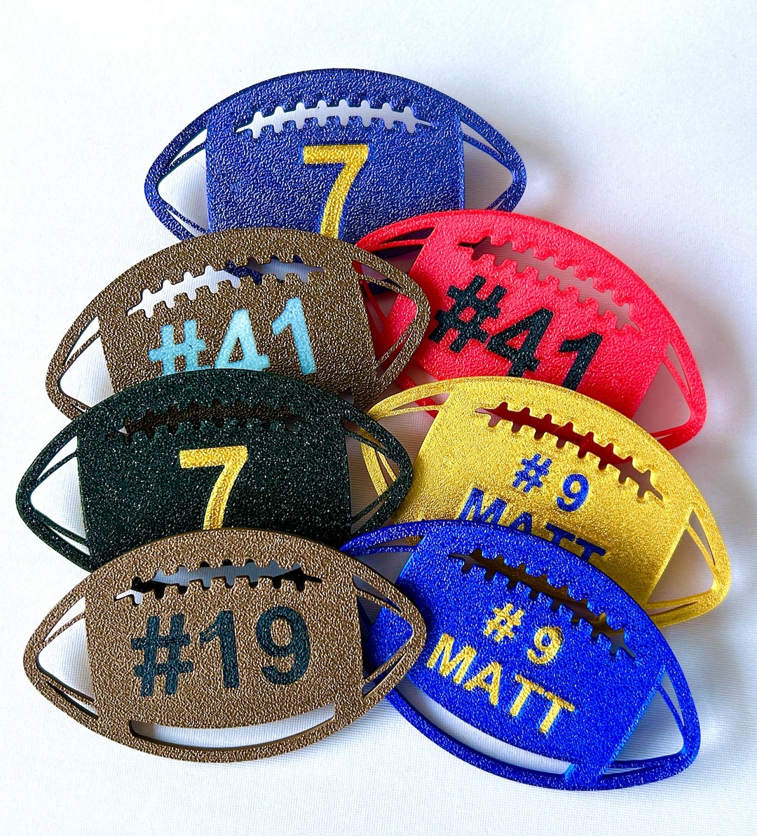 Football Mom Pin, Custom Football Pin, Football Pin, Grandma Pin, High ...