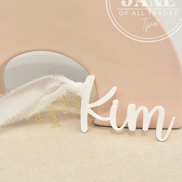 Acrylic Name Tags - Etsy