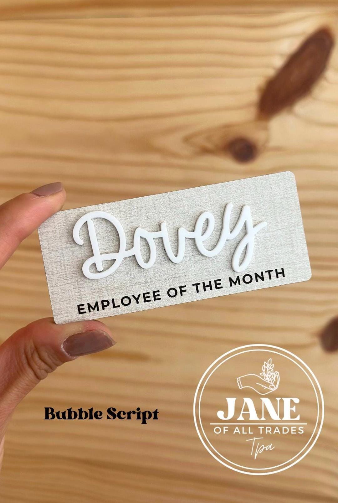 Custom Name Tag for New Job Gift Name Badge for Employee Name Tag New ...