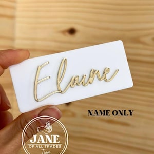 Custom Acrylic Name Badge Magnetic Name Badge Acrylic Name Plate ...