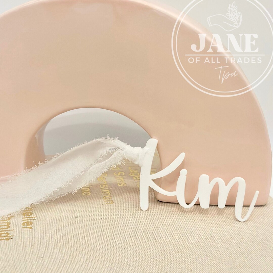 Custom Gift Tag Acrylic Name Personalized Label for Present Nametag for ...