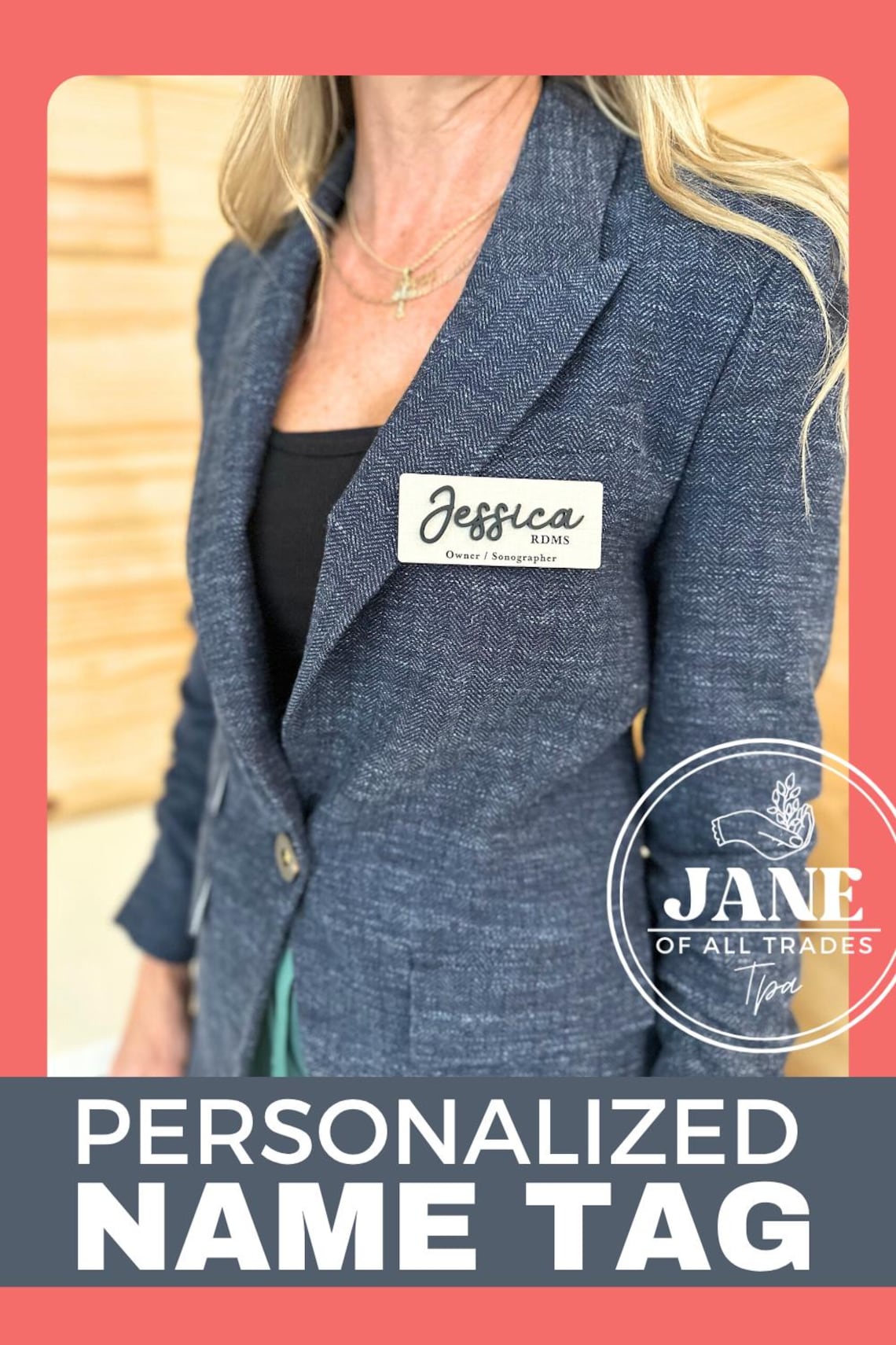 Custom Name Tag for New Job Gift Name Badge for Employee Name Tag New ...