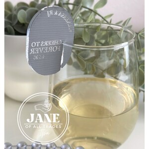 Engraved Teddy Bear Drink Tag Custom Baby Shower Decor Personalized ...