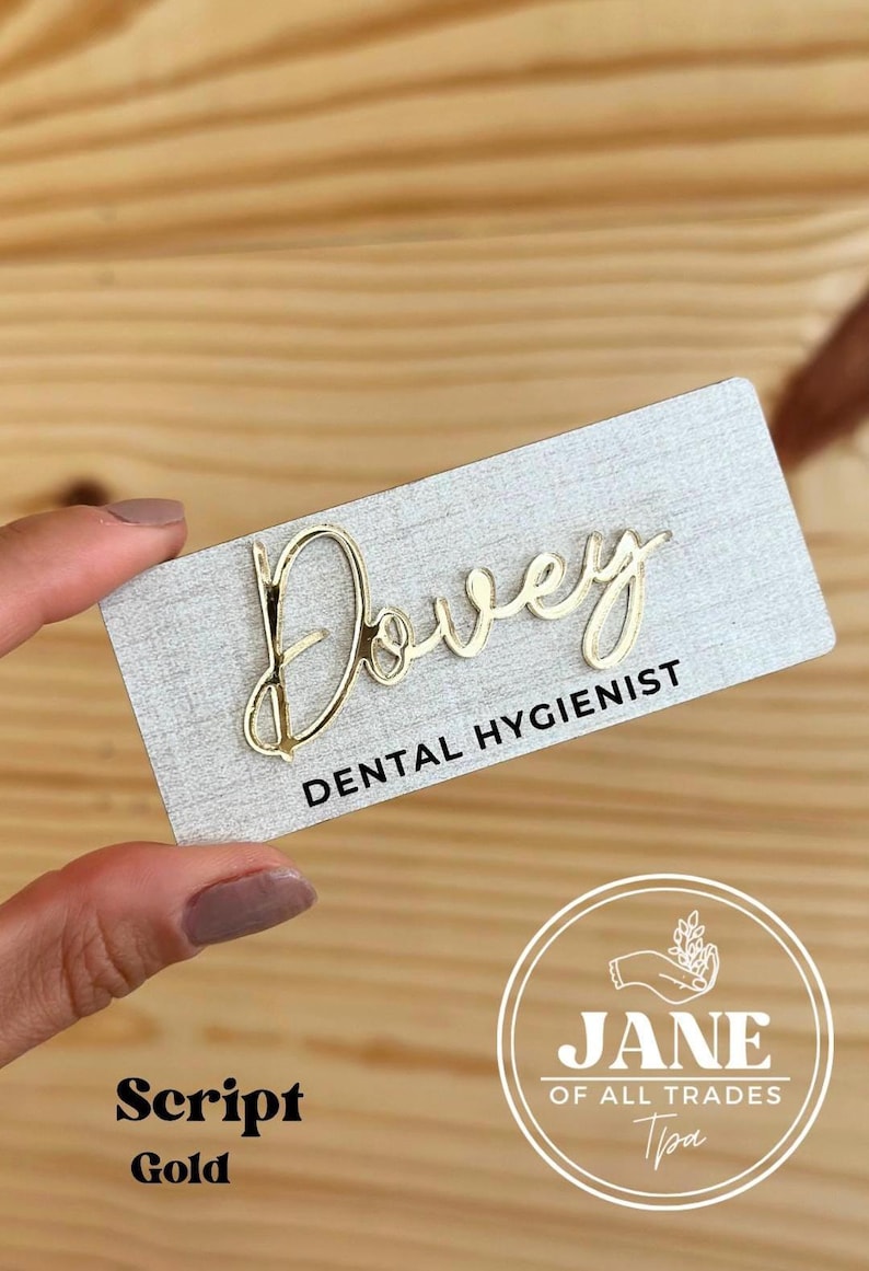 Custom Name Tag for New Job Gift Name Badge for Employee Name Tag New ...