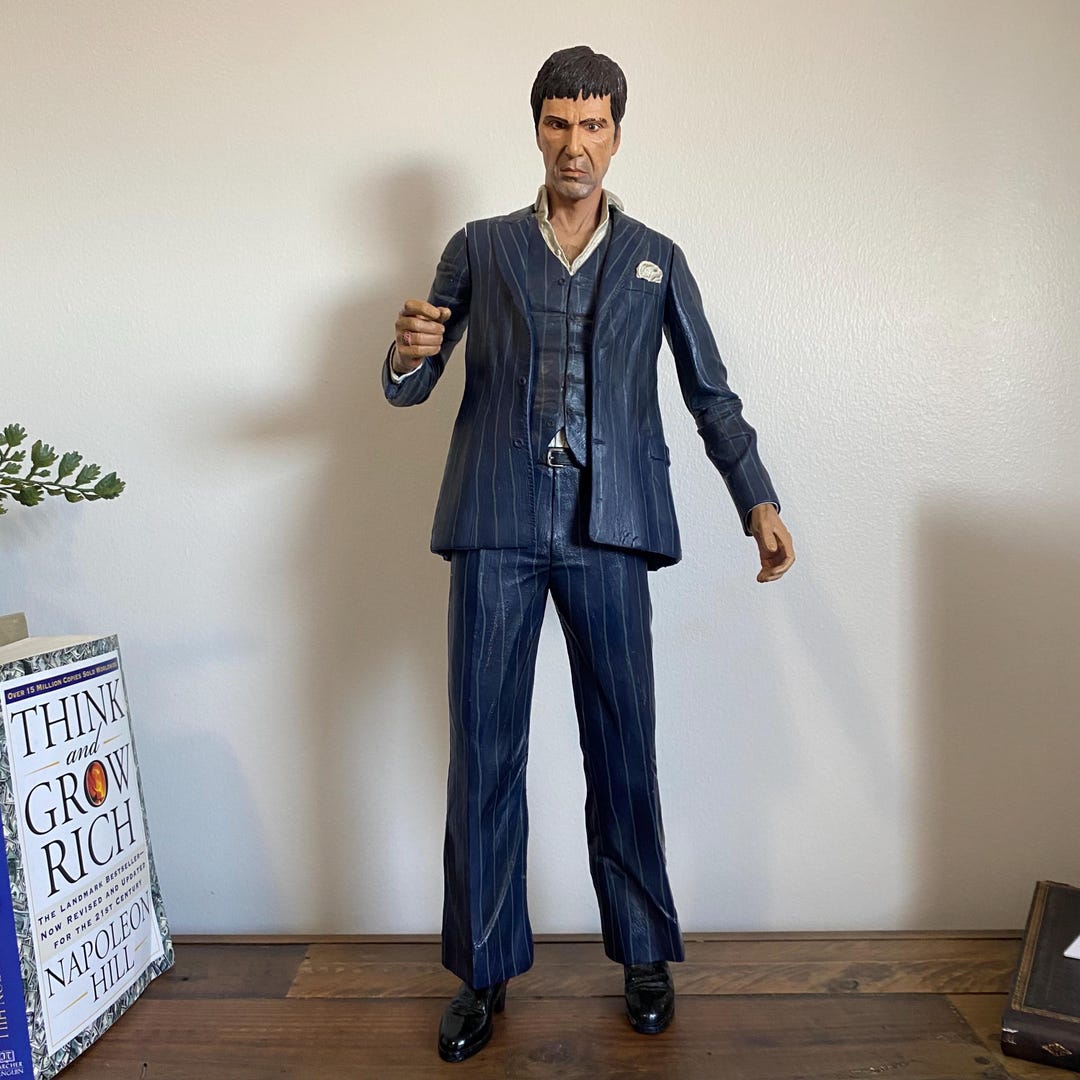 Scarface Action Figure Al Pacino Tony Montana Motion Activated Sound ...