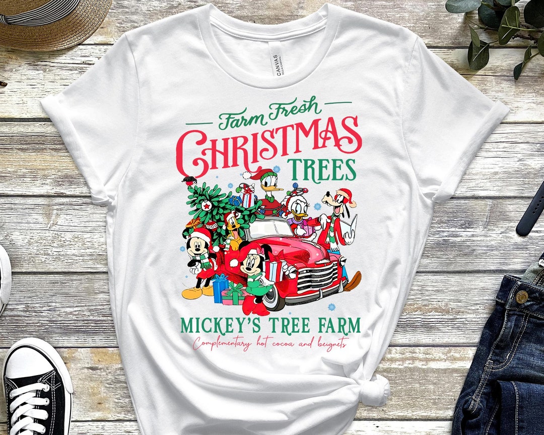 Mickey's Tree Farm Shirt Retro Disney Farm Fresh Shirt - Etsy