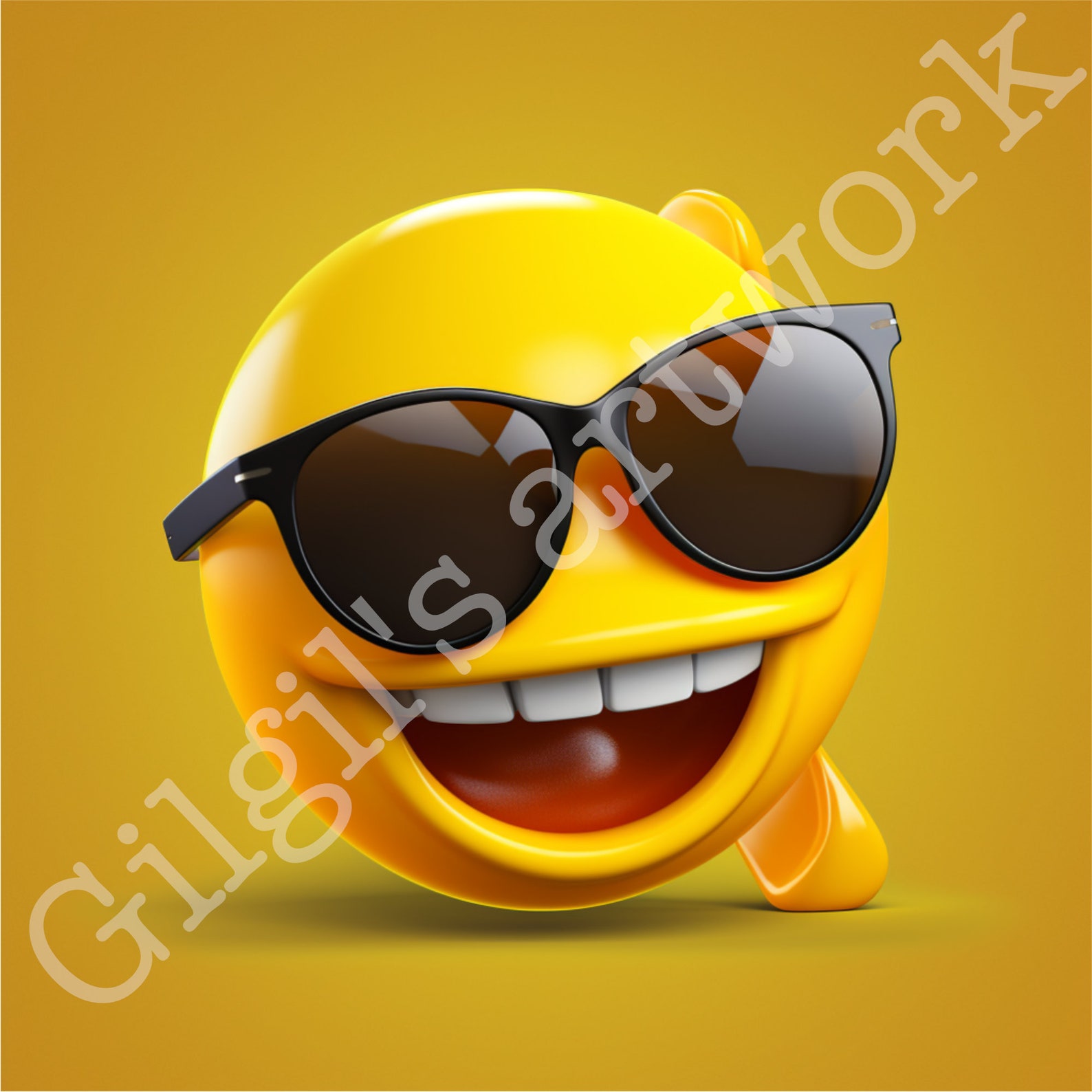 COOL EMOJI Design Pack|4 Psd and Png Files, With Their Transparent ...