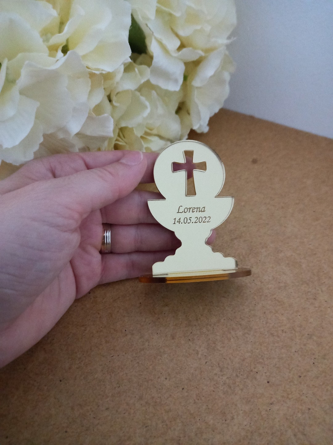 From 10 Pieces Baptism, Communion, Party Favors, Plexiglass Stand ...
