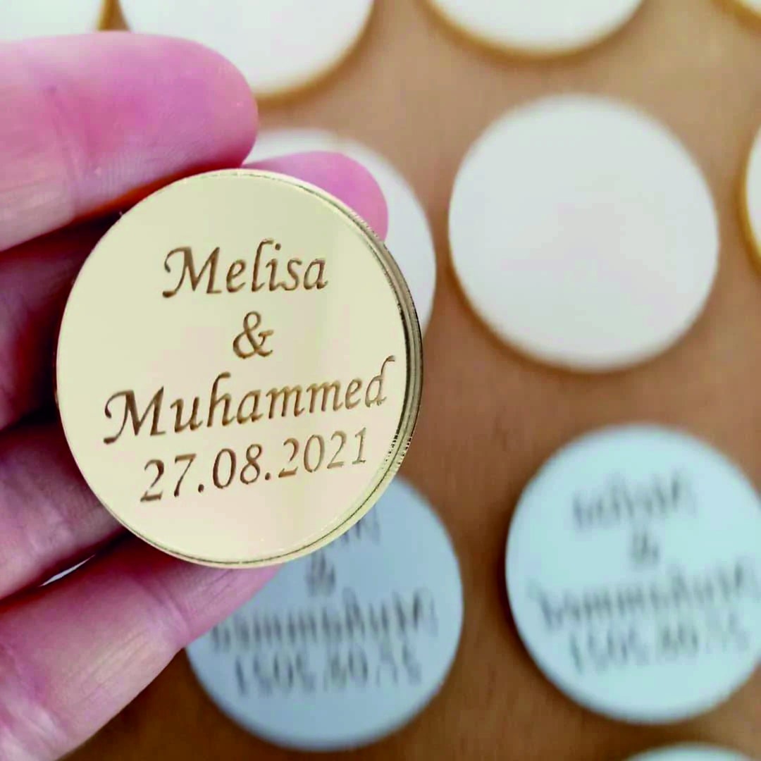 Pack of 20 Plexiglass Engraving Round, 3.9 Cm, DIY - Etsy