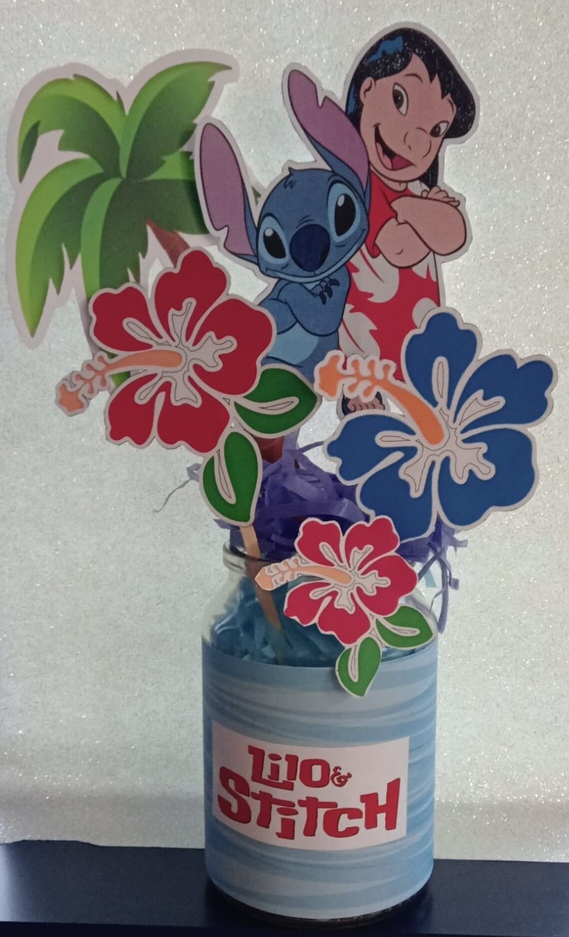 Lilo & Stitch Cake Topper / Centrepieces - Etsy