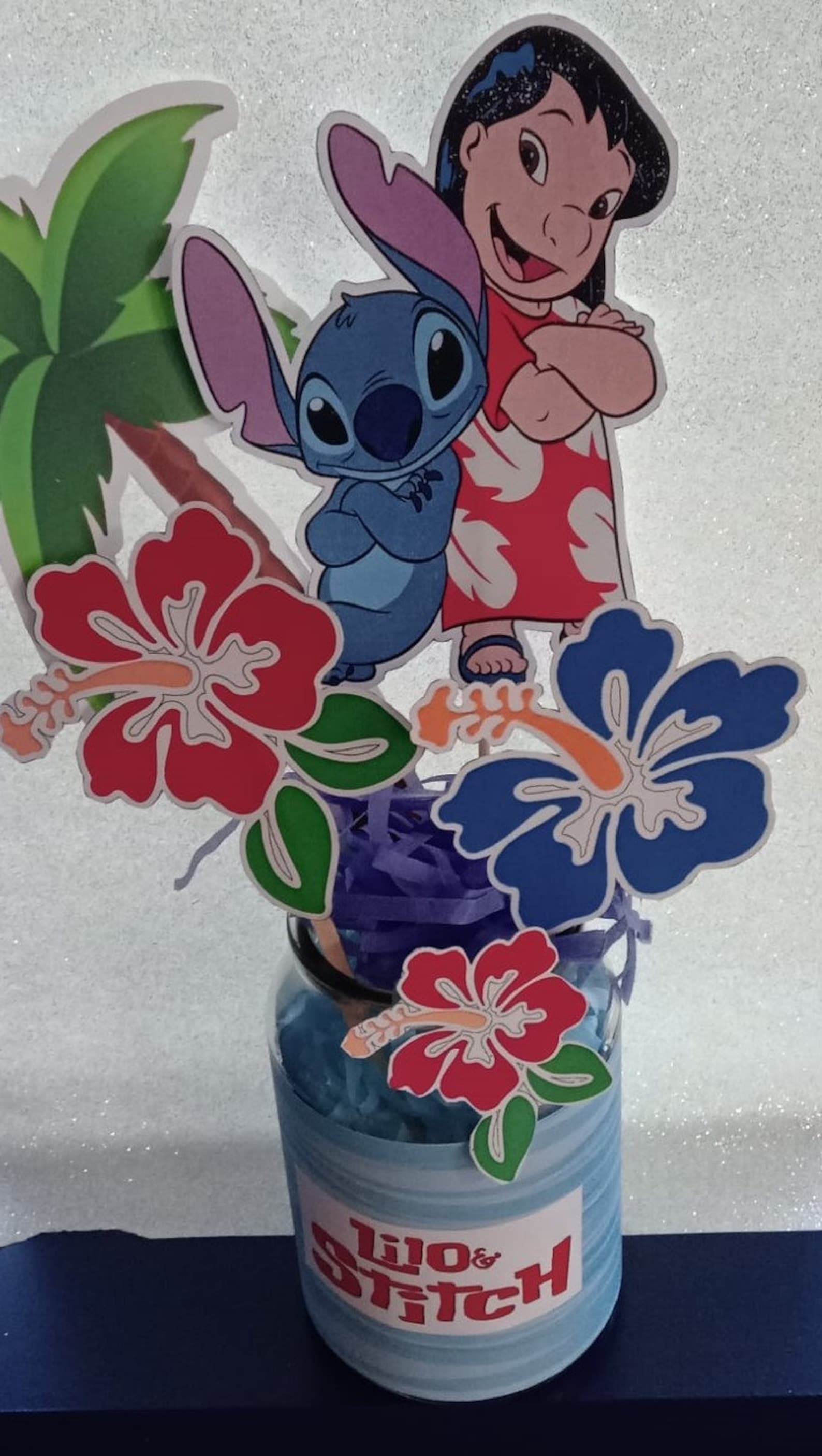 Lilo & Stitch Cake Topper / Centrepieces - Etsy