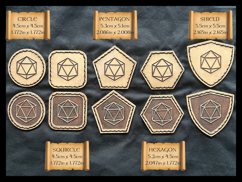 Personalised Greek Gods 1 Leather Patches - Etsy