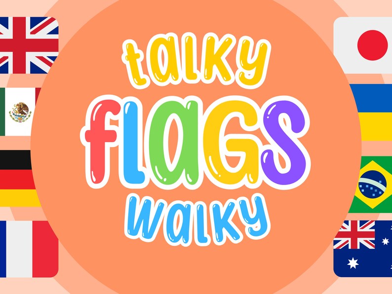30 Countries Flags Flash Cards part1, Instant Download, World Flags ...
