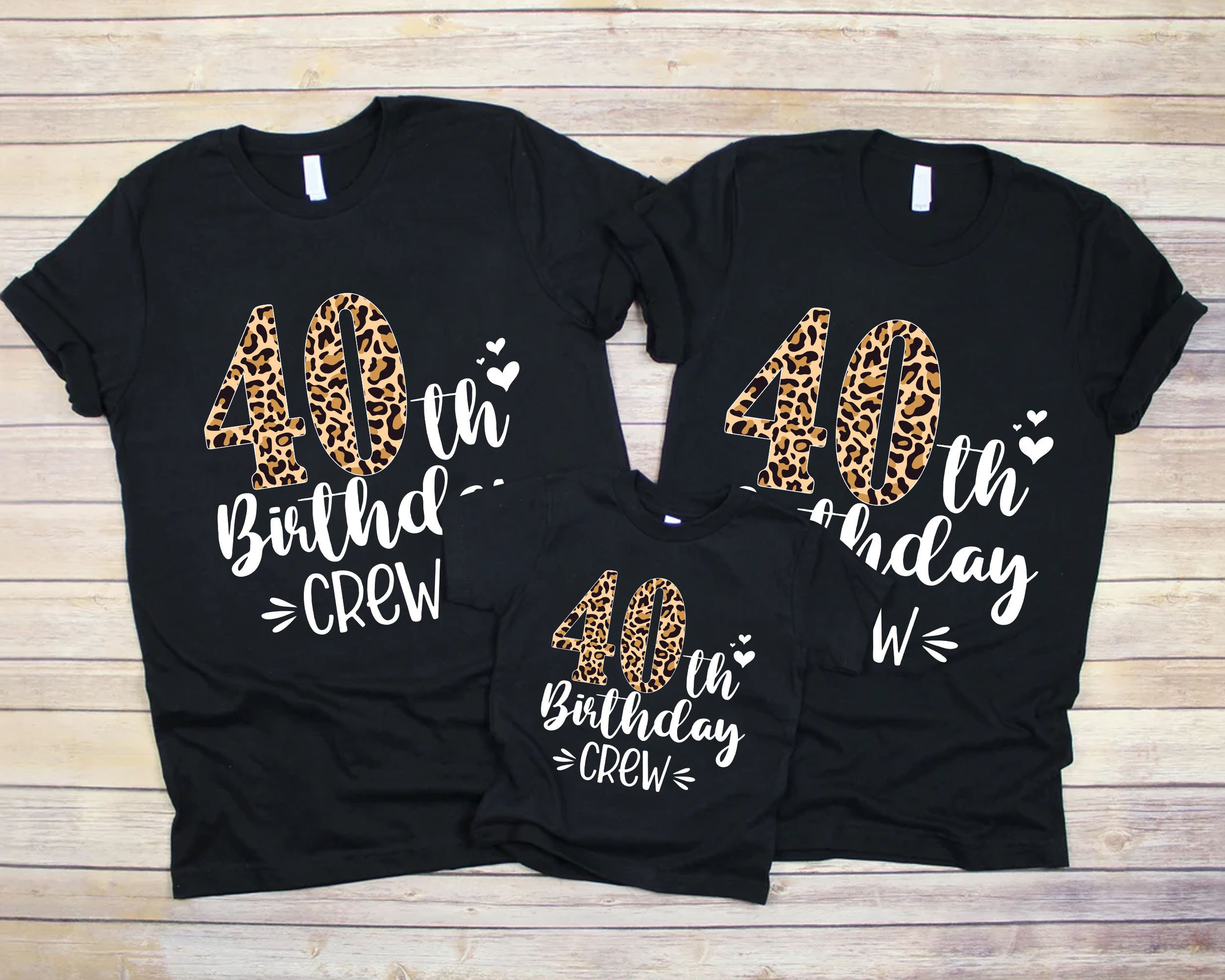 40th Birthday Shirt Custom 40th Birthday Crew Shirt for - Etsy
