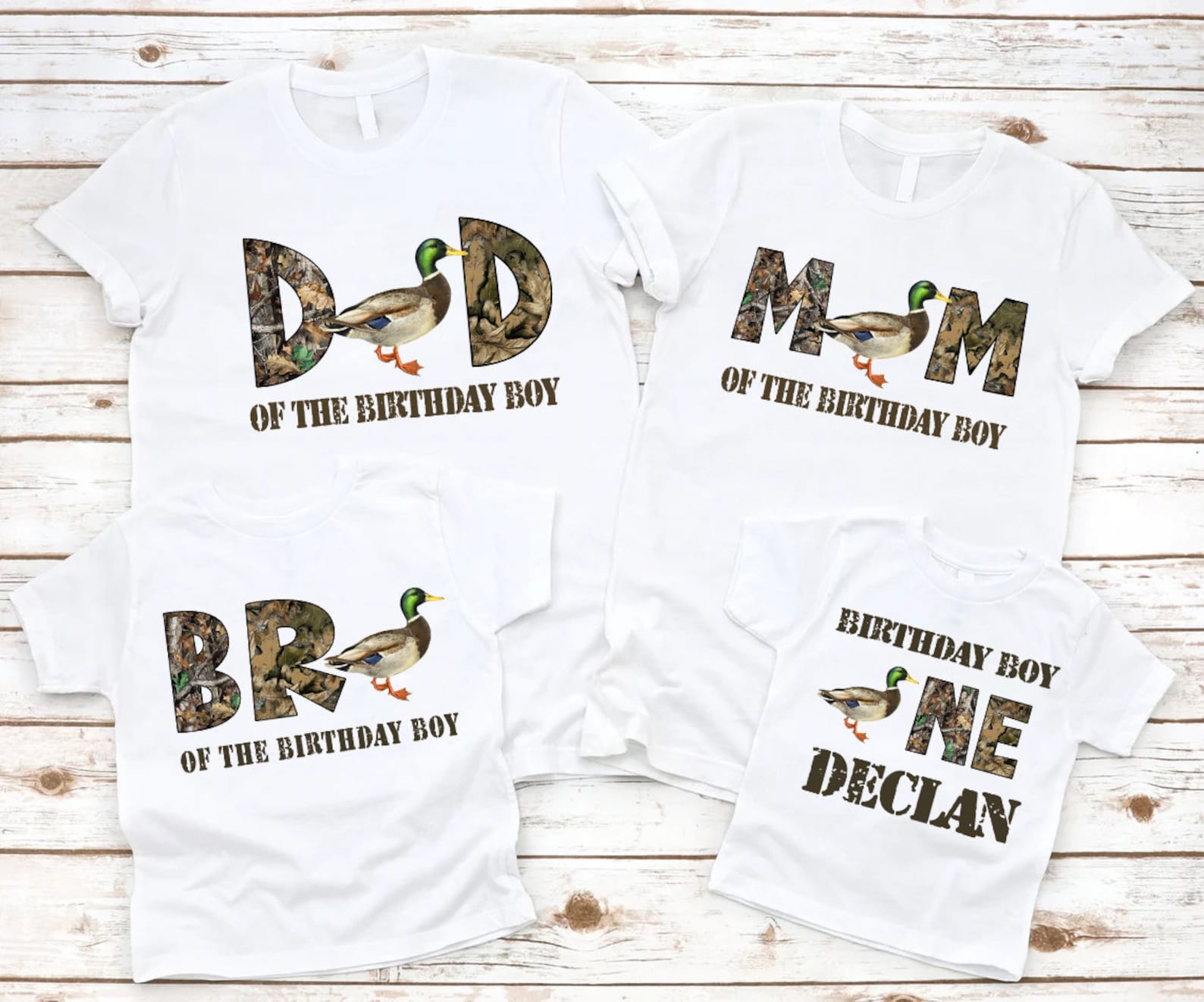 Hunting Birthday Shirt, Duck Shirt, Camo Party, Hunting Theme Party ...