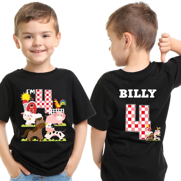 Boys Farm Shirt - Etsy