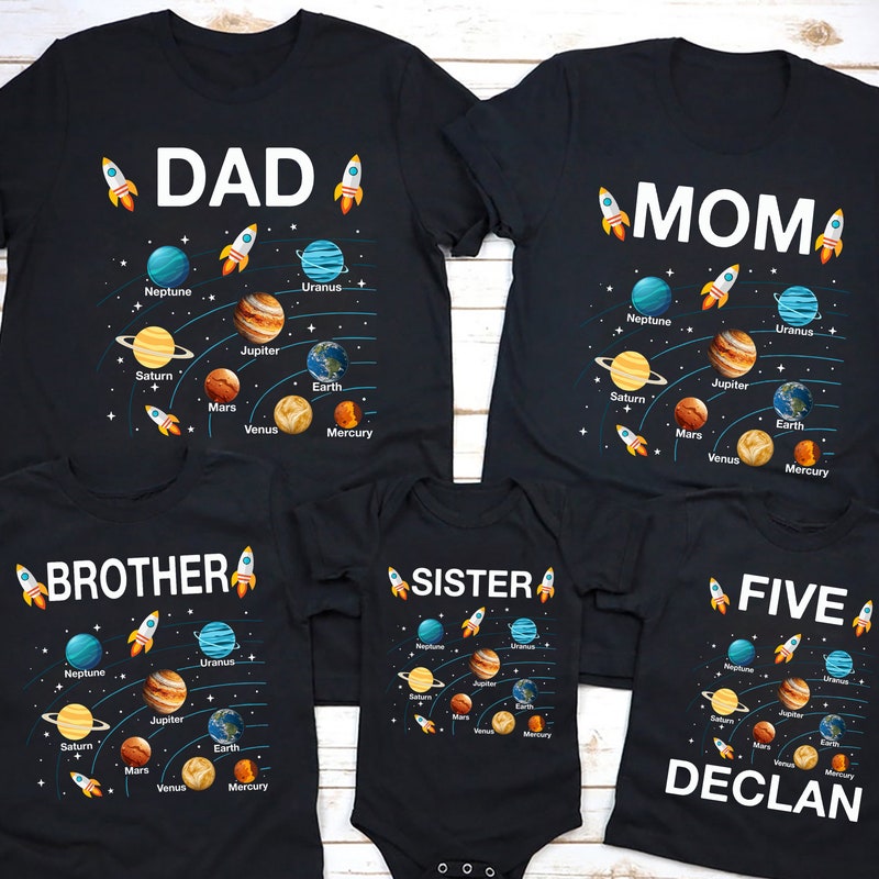 8 Planet T Shirt - Etsy