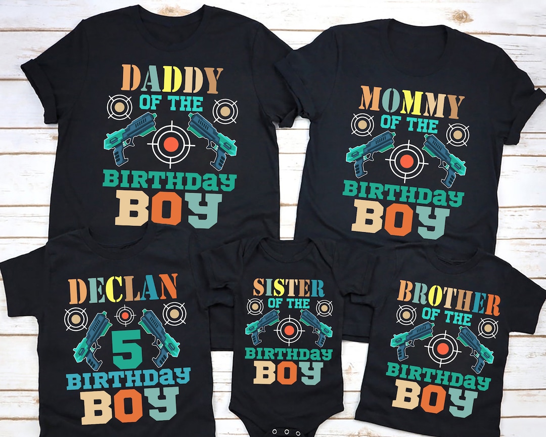 Laser Tag Birthday Shirts, Laser Tag Team Shirts, Matching Laser Tag ...