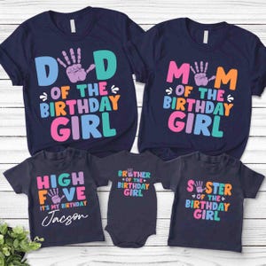 Hi Five Birthday Shirt, High Five Birthday Shirt, 5th Birthday Shirt ...