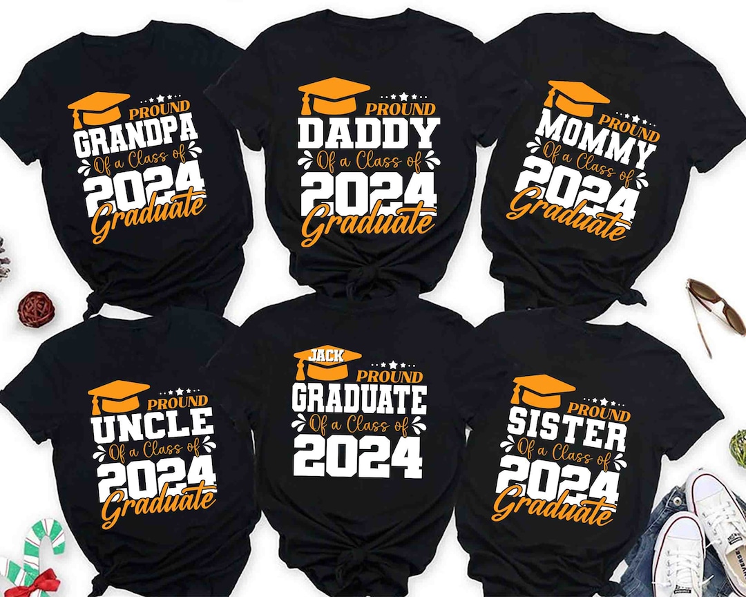 Personalized Grad Squad T-shirt, Graduation Shirt, Matching Family ...