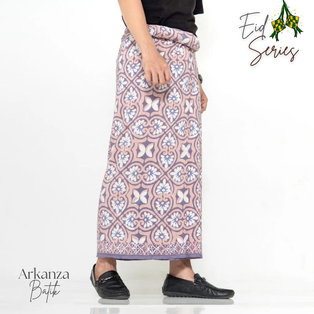 Indonesian Batik Sarong for Men Muslim Prayer - Print Sarong - Beach ...