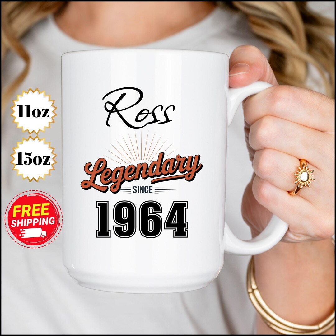 Legendary Since 1964 Mug: 60th Birthday Gift, Customizable - Etsy