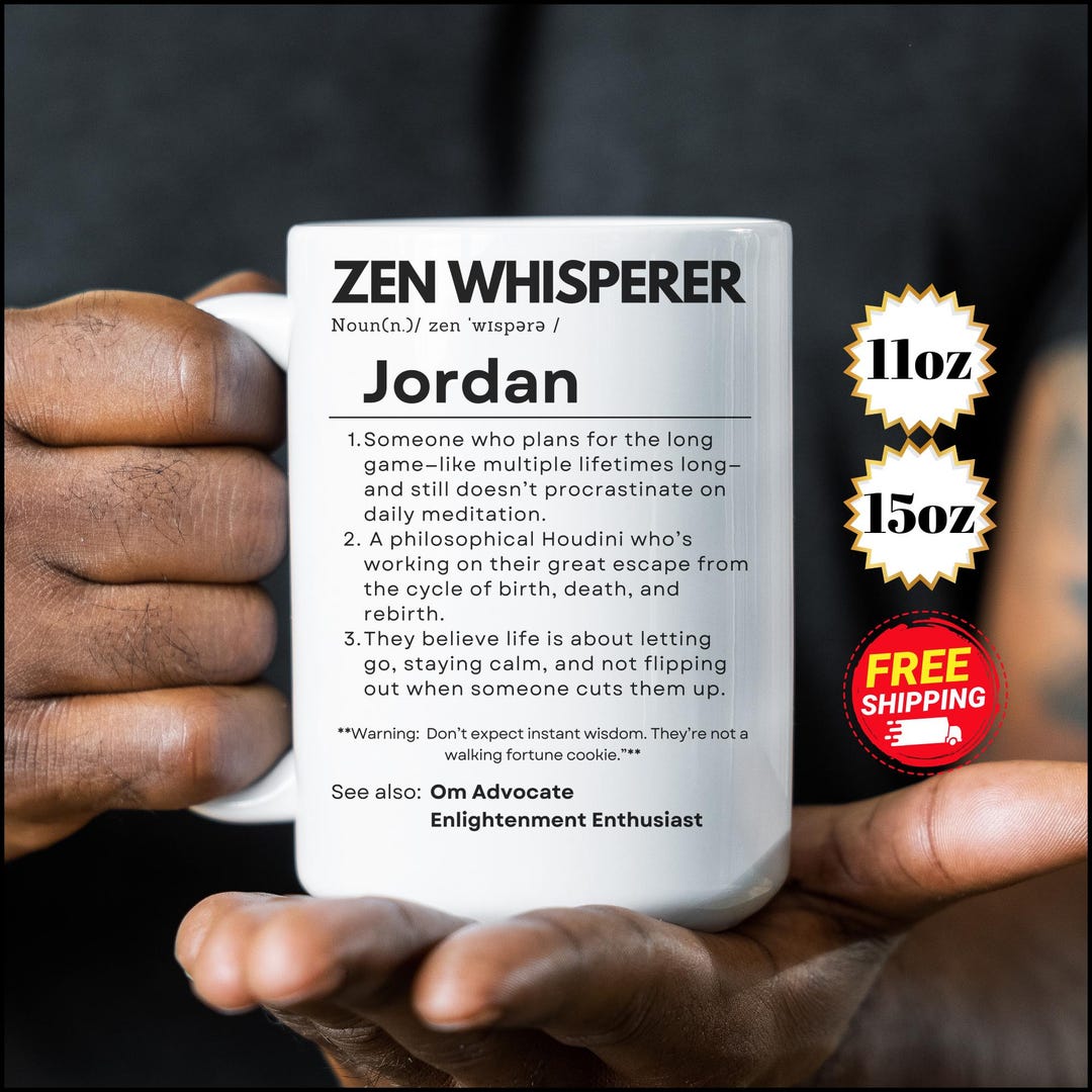 Zen Whisperer Mug: Customizable Buddhist Definition Gift - Etsy