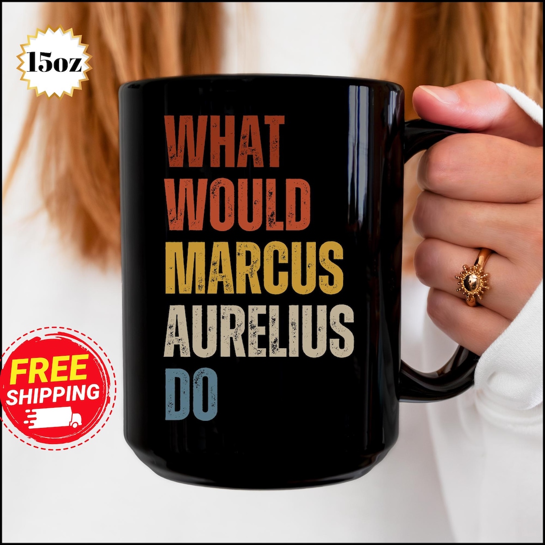 Marcus Aurelius Mug: Stoic Philosophy Gift, Classic 15oz Mug - Etsy