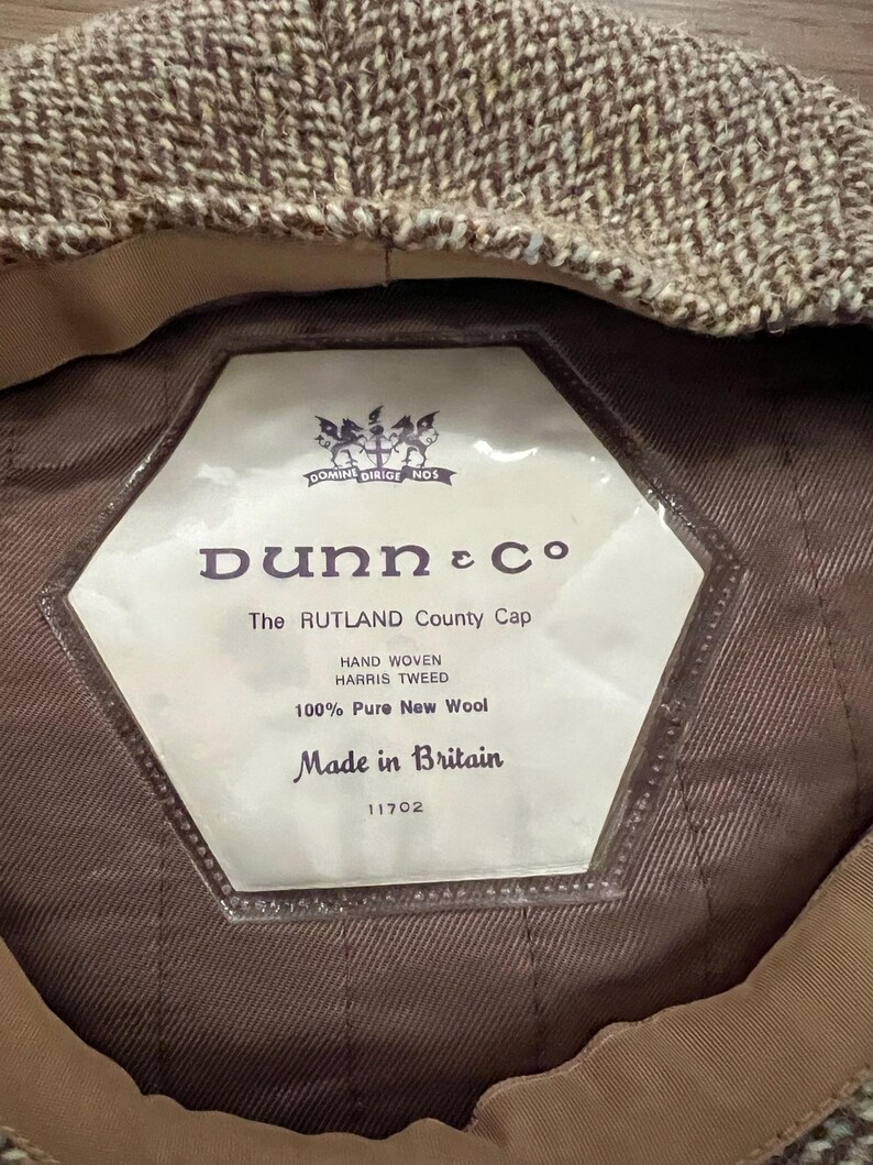Vintage Dunn & Co Harris Tweed Drivers Cap, Made in Britain - Wool - Etsy