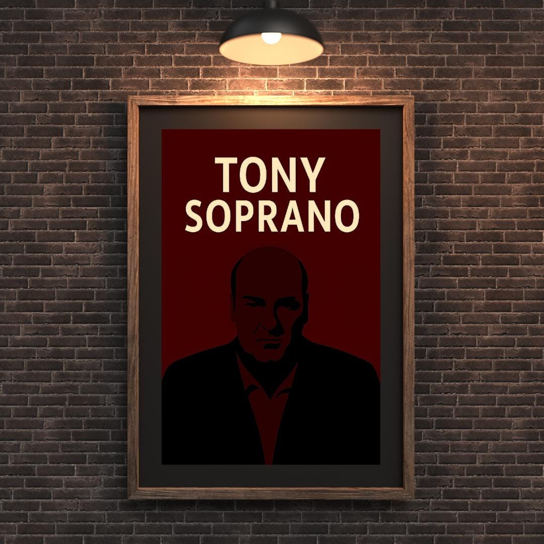 The Sopranos | TV Show | Print | Art | Poster | Tony Soprano Wall Art ...