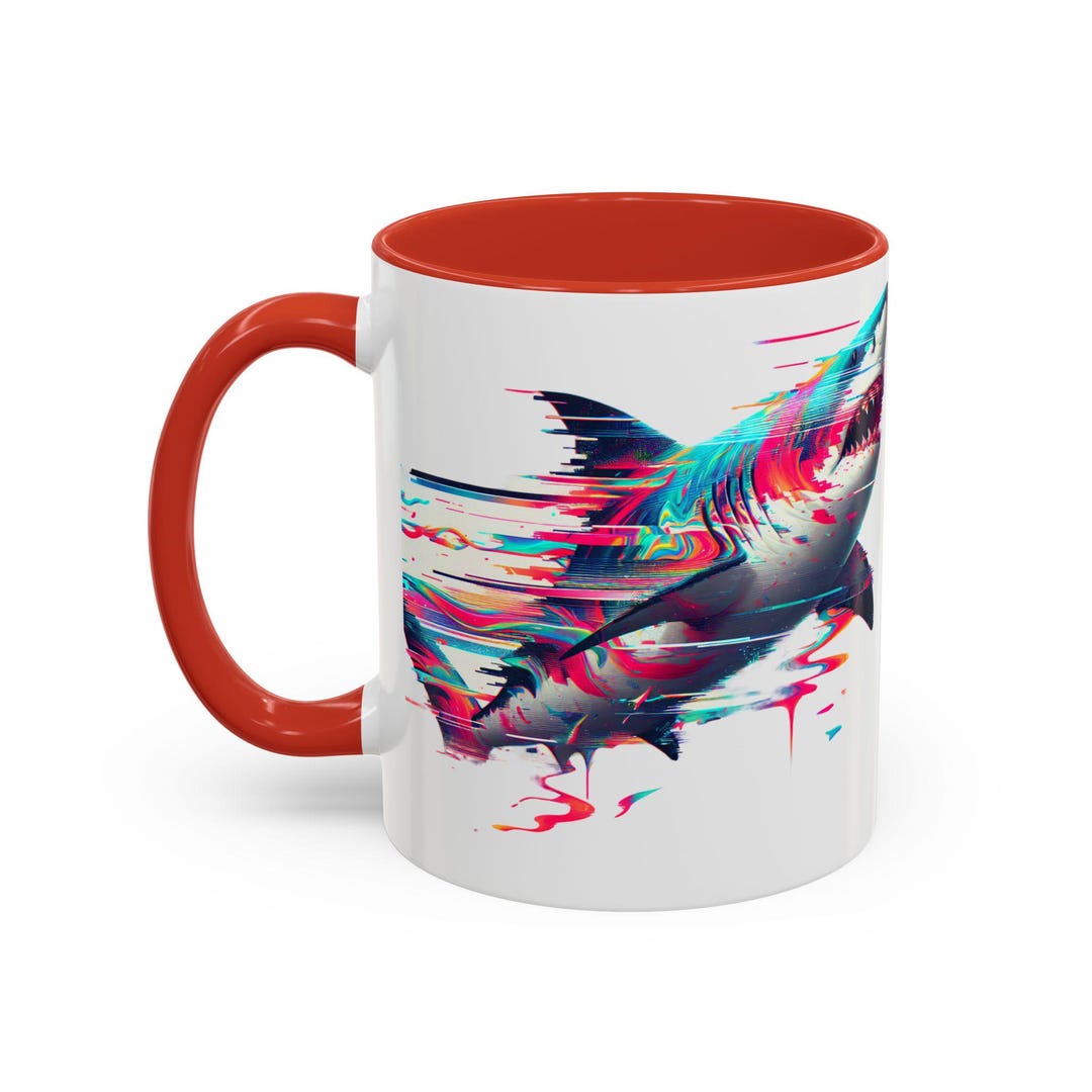 Great White Shark. Shark Mug. Shark Coffee Mug. Shark Gift. Shark ...