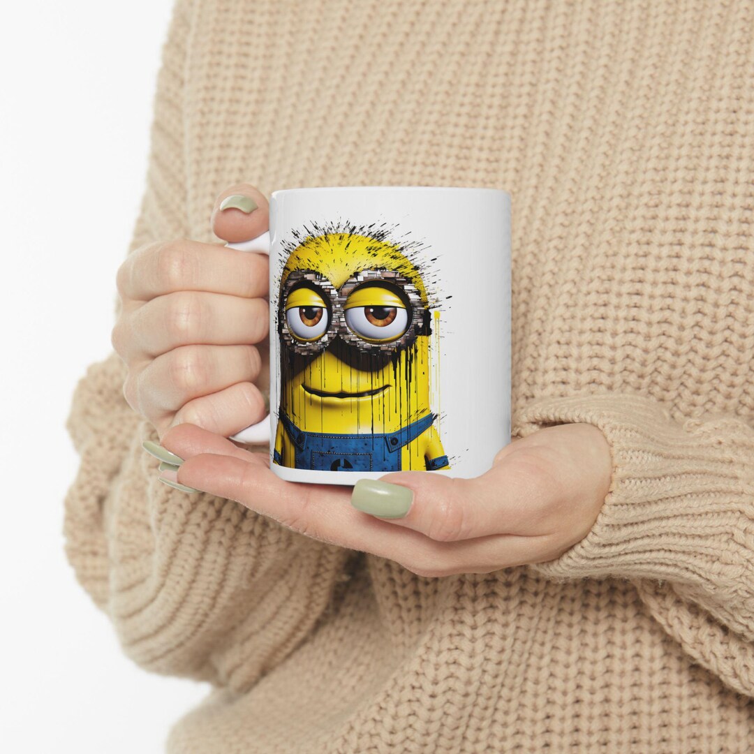Minion Lover's Cup - Cute Yellow Minion Theme - Unique Animated Coffee ...
