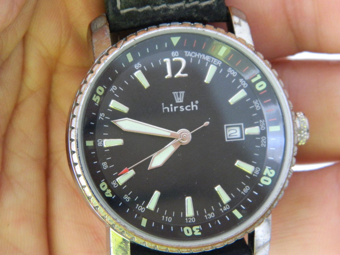 Hirsch Sky Pilot Men’s Aviation Watch – Military Style, Quartz Movement ...