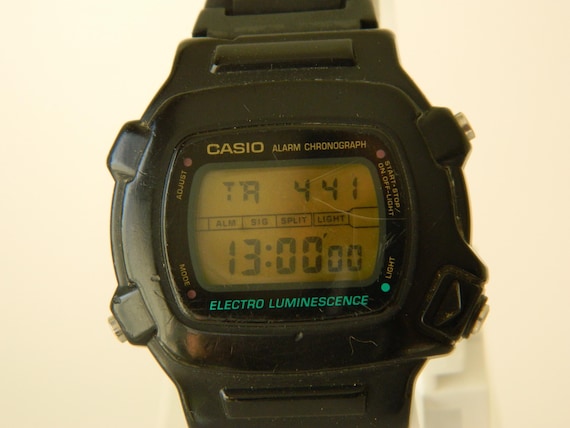 Vintage Casio W-740 Men's Digital Watch | Alarm, Elec… - Gem