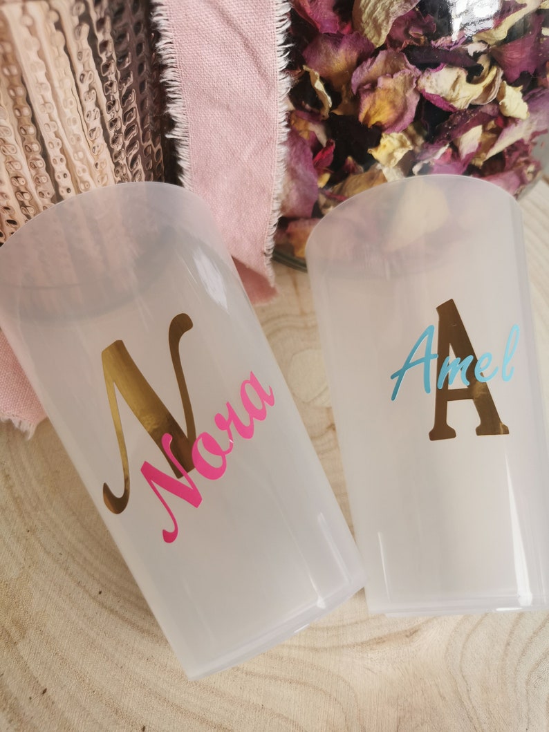 Personalized Plastic Cup - Etsy