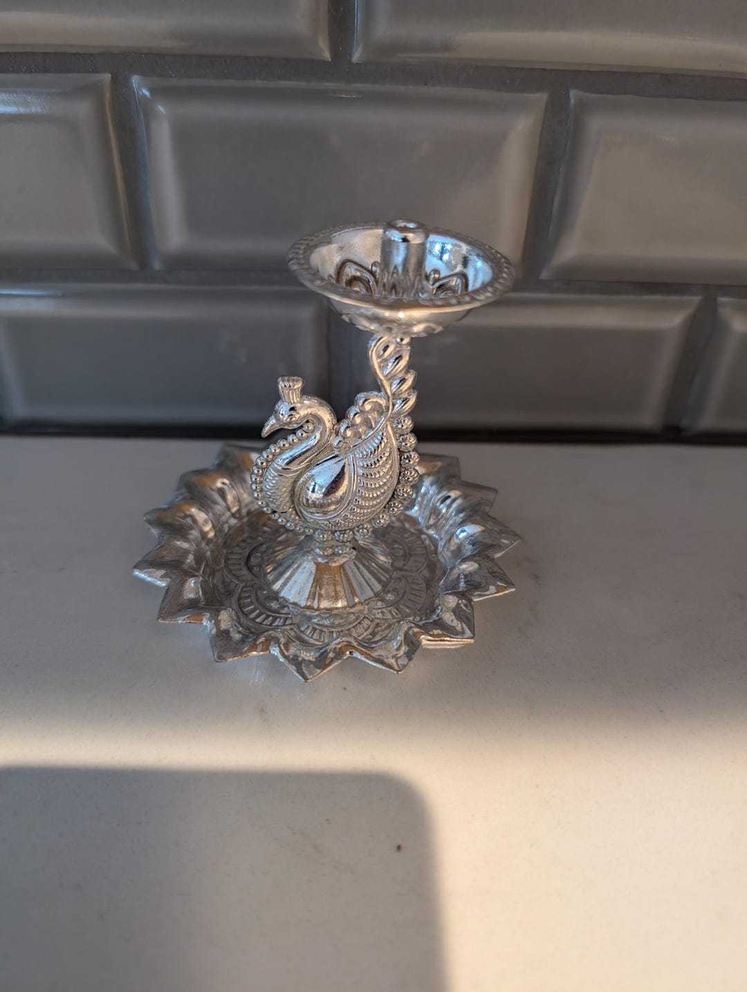 German Silver Diya / Return Gift Ideas / Indian Pooja Gift Ideas ...