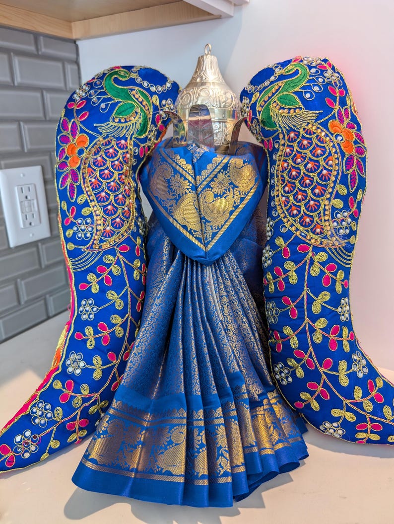 Varalakshmi Saree/ Ready to Decorate Saree/ Ammavaru Saree / Kalasham ...